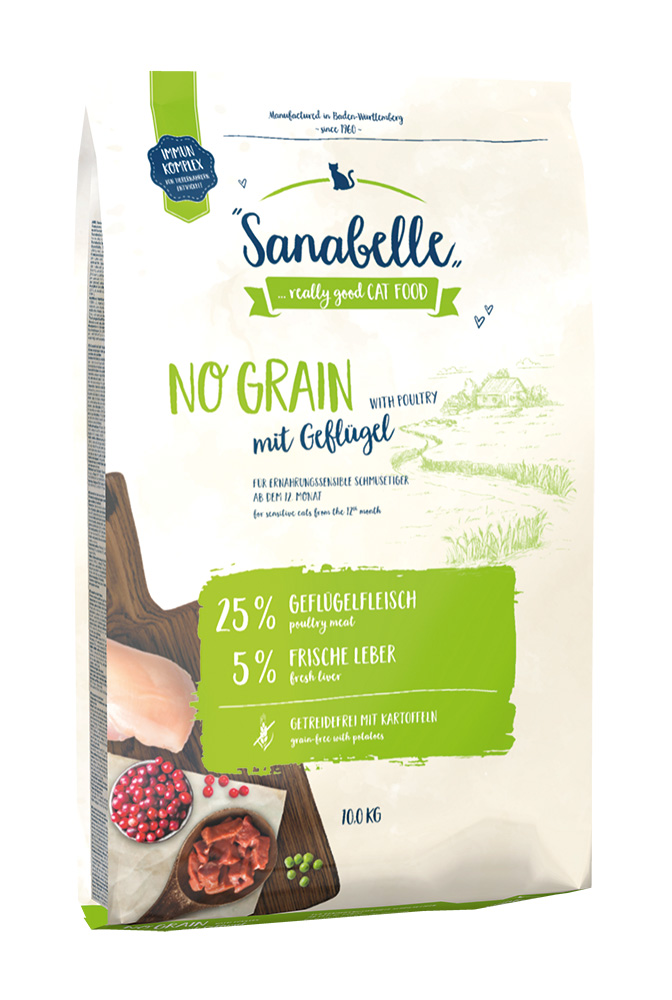 Sanabelle NO GRAIN Geflügel NEU - Hundefutter, Katzenfutter und Frettchenfutter. Tiernahrung zu ...